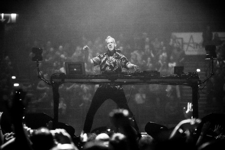 Fat Boy Slim in concert at Arena Birmingham, UK - 22 Feb 2019 Stock ...