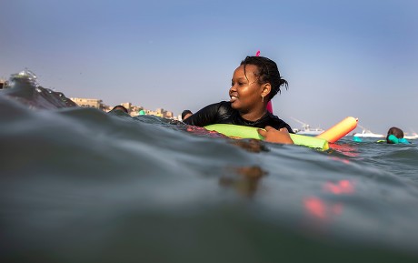 Senegalese Girl Takes Part Aqua Gym Editorial Stock Photo - Stock Image ...