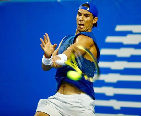 Mexican Open Tennis tournament, Acapulco, Mexico - 25 Feb 2019 Stock ...