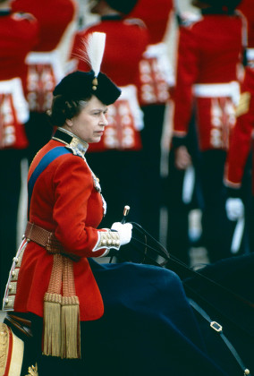 Queen Elizabeth Ii British Military Dress Editorial Stock Photo - Stock ...