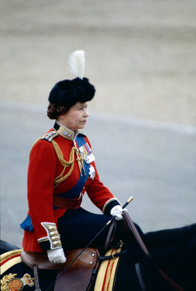 Queen Elizabeth Ii British Military Dress Editorial Stock Photo - Stock ...