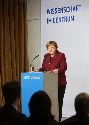 German Chancellor Angela Merkel Speaks While Editorial Stock Photo ...