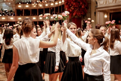 63rd Vienna Opera Ball dress rehearsal, Austria - 27 Feb 2019 Stock ...