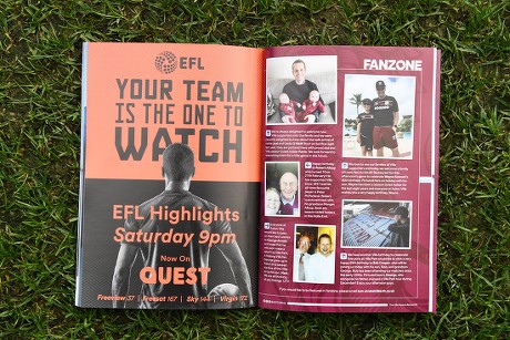 Efl Advert Inside Match Day Programme Editorial Stock Photo - Stock ...