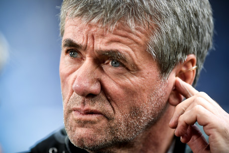 Duesseldorfs Head Coach Friedhelm Funkel Prior Editorial Stock Photo ...