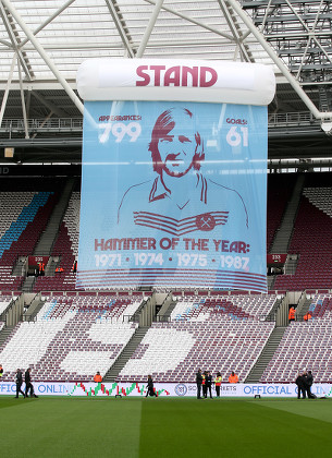 Banners Celebrating Naming Billy Bonds Stand Editorial Stock Photo ...