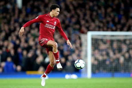 Liverpool Defender Trent Alexanderarnold 66 During Editorial Stock ...