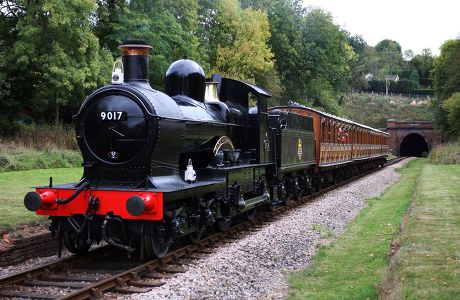Old Steam Train Coming Out Tunnel Editorial Stock Photo - Stock Image ...
