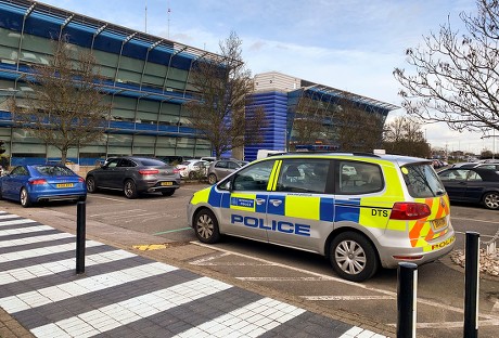 Police Car Scene Compass Centre Heathrow Editorial Stock Photo - Stock ...