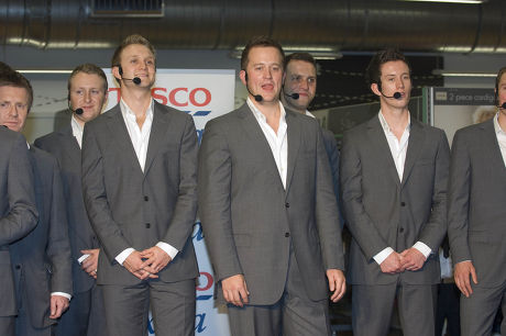 __COUNT__ Only Men Aloud 'Band of Brothers' CD signing at Tesco Extra ...