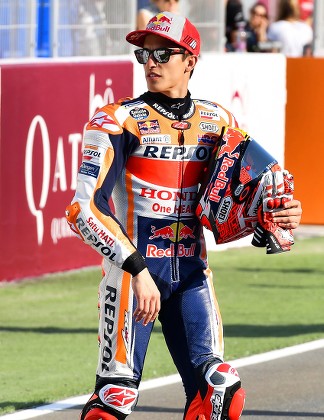 Motogp Riders Pose During Photo Session Editorial Stock Photo - Stock ...