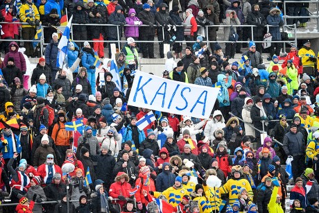 Audience Sign Reading Name Kaisa Wait Editorial Stock Photo - Stock ...