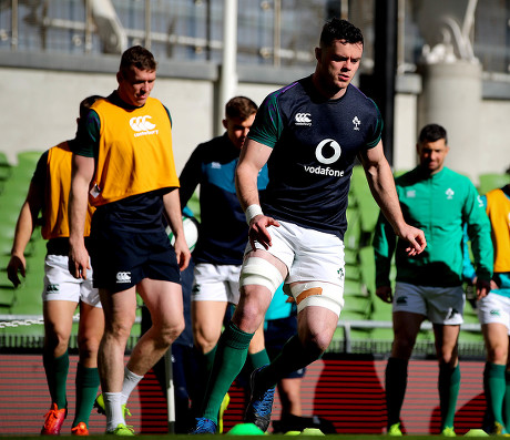 Ireland Rugby Captain's Run, Aviva Stadium, Dublin - 09 Mar 2019 Stock ...