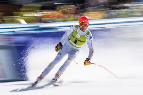 Christof Innerhofer Italy Reacts Finish Area Editorial Stock Photo ...