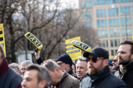 Hundreds Taxi Drivers Protest Against Liberalisation Editorial Stock ...