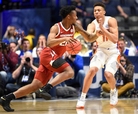 NCAA Basketball SEC Tournament: Florida Gators vs Arkansas Razorbacks ...