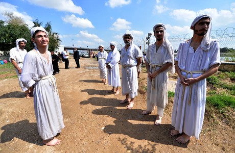 Followers Sabaean Mandean Religious Sect Attend Editorial Stock Photo ...