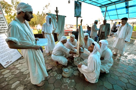 Followers Sabaean Mandean Religious Sect Attend Editorial Stock Photo ...