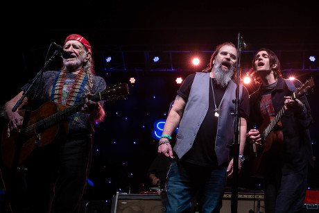 Willie Nelson Steve Earle Micah Nelson Editorial Stock Photo - Stock ...