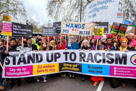 World Against Racism global day of action march, London, UK - 16 Mar ...