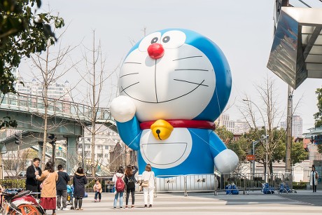 10metertall Giant Doraemon Can Be Seen Editorial Stock Photo - Stock ...