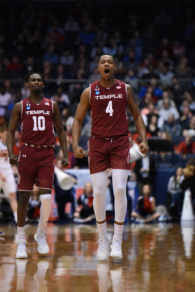 NCAA FIRST FOUR: Temple vs Belmont, Dayton, USA - 19 Mar 2019 Stock ...