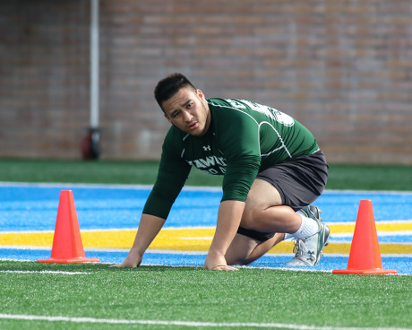 __COUNT__ NCAA Football HAWAII PRO DAY, Westwood, USA - 19 Mar 2019 ...