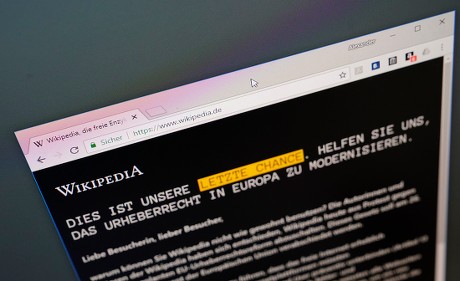 German Website Freecontent Encyclopedia Wikipedia Reads Editorial Stock ...