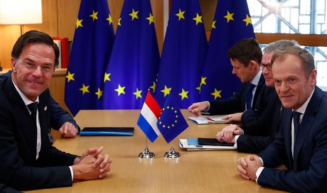 European Council summit in Brussels, Belgium - 21 Mar 2019 Stock ...