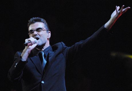 George Michael Pop Star Pictured Performing Editorial Stock Photo ...