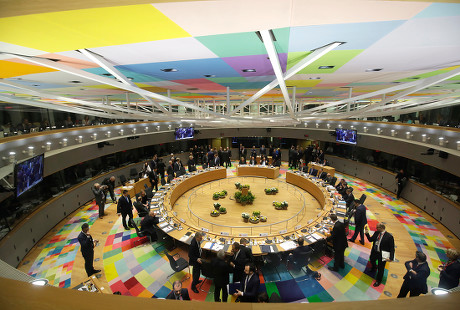 European Council summit in Brussels, Belgium - 22 Mar 2019 Stock ...