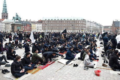 People Attend Friday Prayer Christiansborg Palace Editorial Stock Photo ...