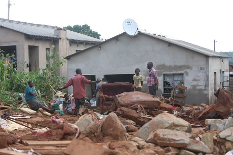 Zimbabwe Cyclone Idai after effects, Chimanimani - 23 Mar 2019 Stock ...