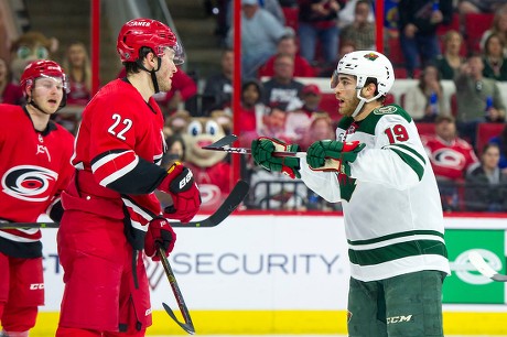 Minnesota Wild v Carolina Hurricanes, NHL Ice Hockey, Raleigh, USA - 23 ...