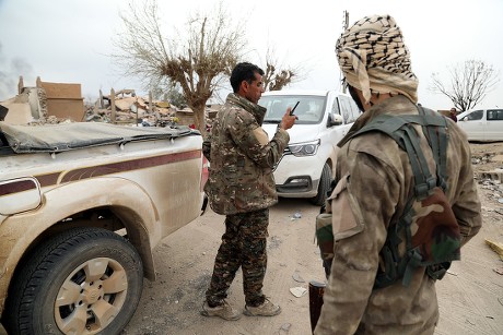 Fighter Syrian Democratic Forces Sdf Stands Editorial Stock Photo ...