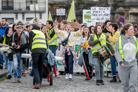 Protesters March During Student Strike Action Editorial Stock Photo ...