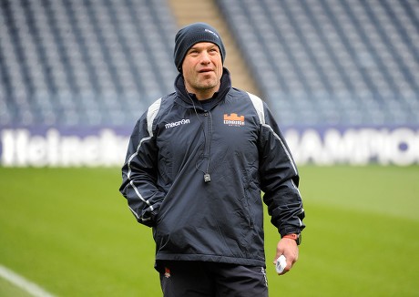 Richard Cockerill Edinburgh Rugby Head Coach Editorial Stock Photo ...