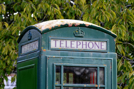 Green Telephone Box Editorial Stock Photo - Stock Image | Shutterstock