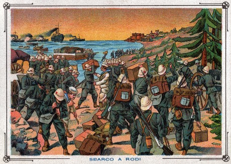 History Lybia Italo Turkish War Landing Editorial Stock Photo - Stock ...