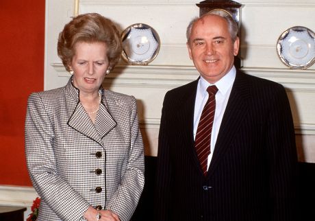 Margaret Thatcher Mikhail Gorbachev Editorial Stock Photo - Stock Image ...