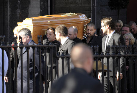 Funeral of Stephen Gately at St Laurence O'Toole Church, Dublin ...