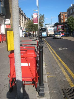 Royal Mail Delivery Trolley Kilburn High Editorial Stock Photo - Stock ...