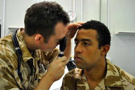 Lance Corporal Iain Maynard His Doctor Editorial Stock Photo - Stock ...