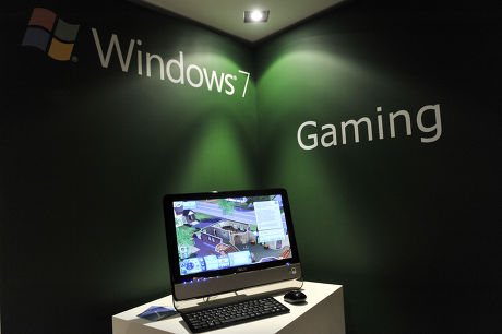 Windows 7 Interactive Experience Area Editorial Stock Photo - Stock ...