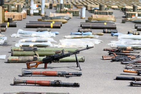 Stockpiles Weapons Ammunition Including Usmade Tow Editorial Stock ...