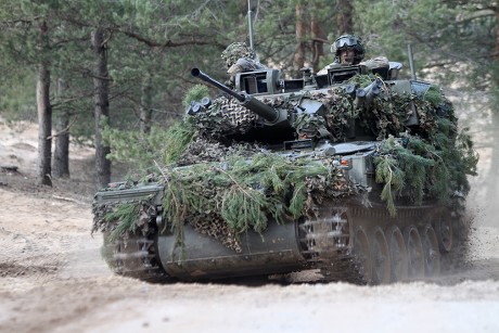 Latvian Army Armoured Reconnaissance Vehicle Cvr Editorial Stock Photo ...