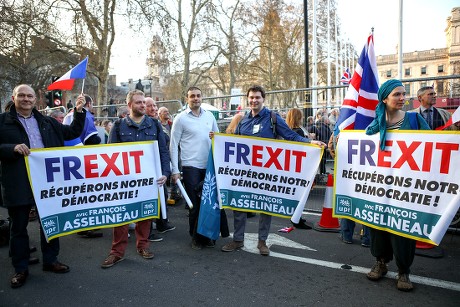 Various Pro Leave Remain Groups Celebrate Editorial Stock Photo - Stock ...