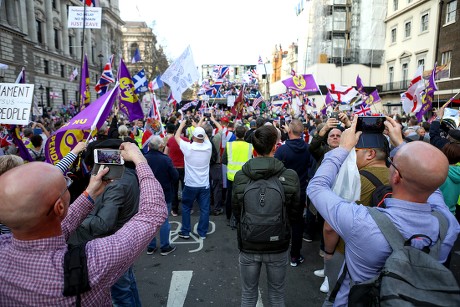 Various Pro Leave Remain Groups Celebrate Editorial Stock Photo - Stock ...