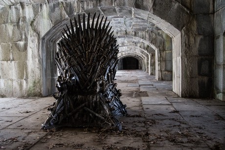 'Game of Thrones' Iron Throne in Fort Totten Park, New York, USA - 29 ...