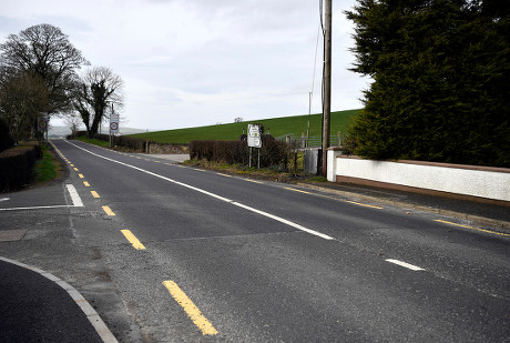 Road Markings Denote Border Between Republic Editorial Stock Photo ...
